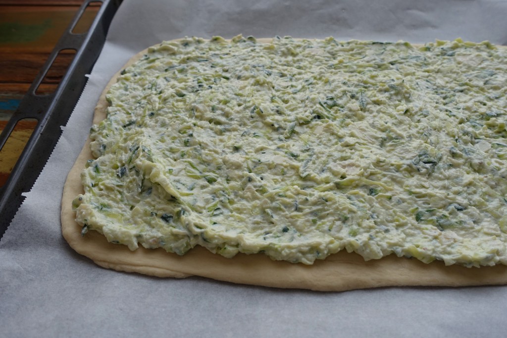 Pizza „parigina“ mit Zucchini und Ricotta – linzersmileys