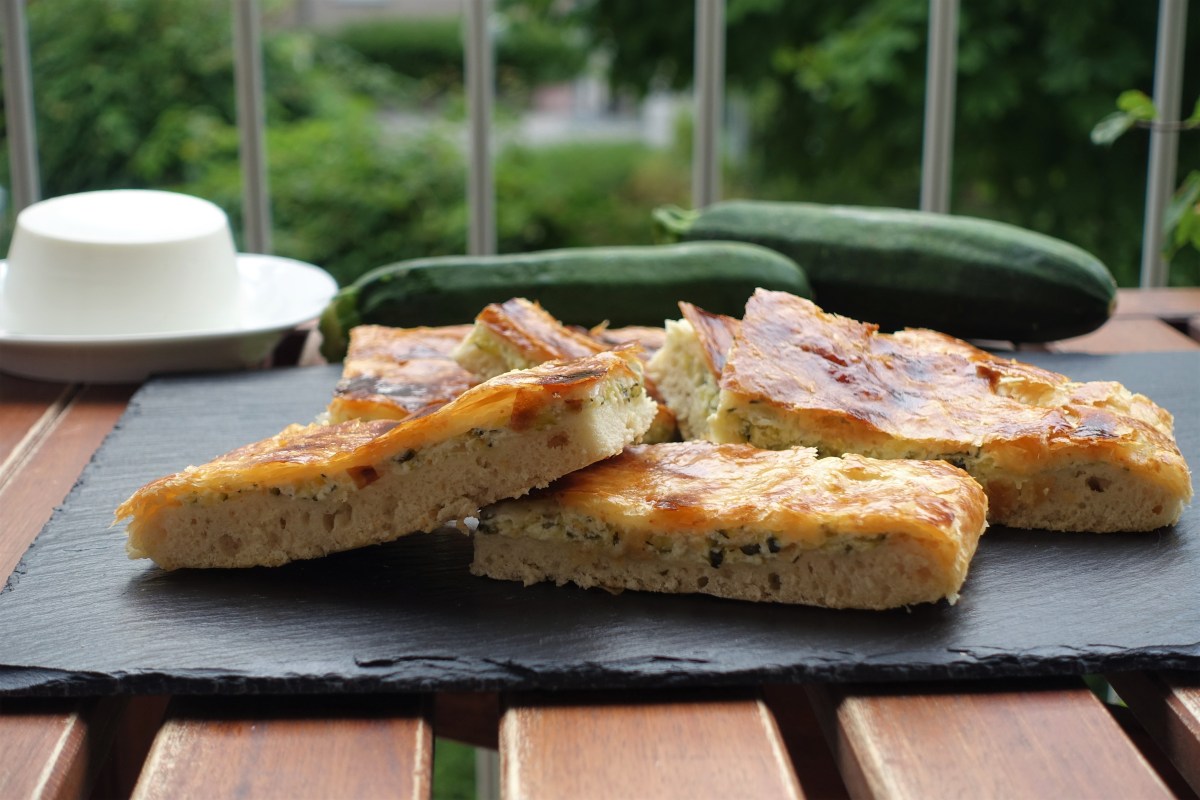 Pizza „parigina“ mit Zucchini und Ricotta – linzersmileys