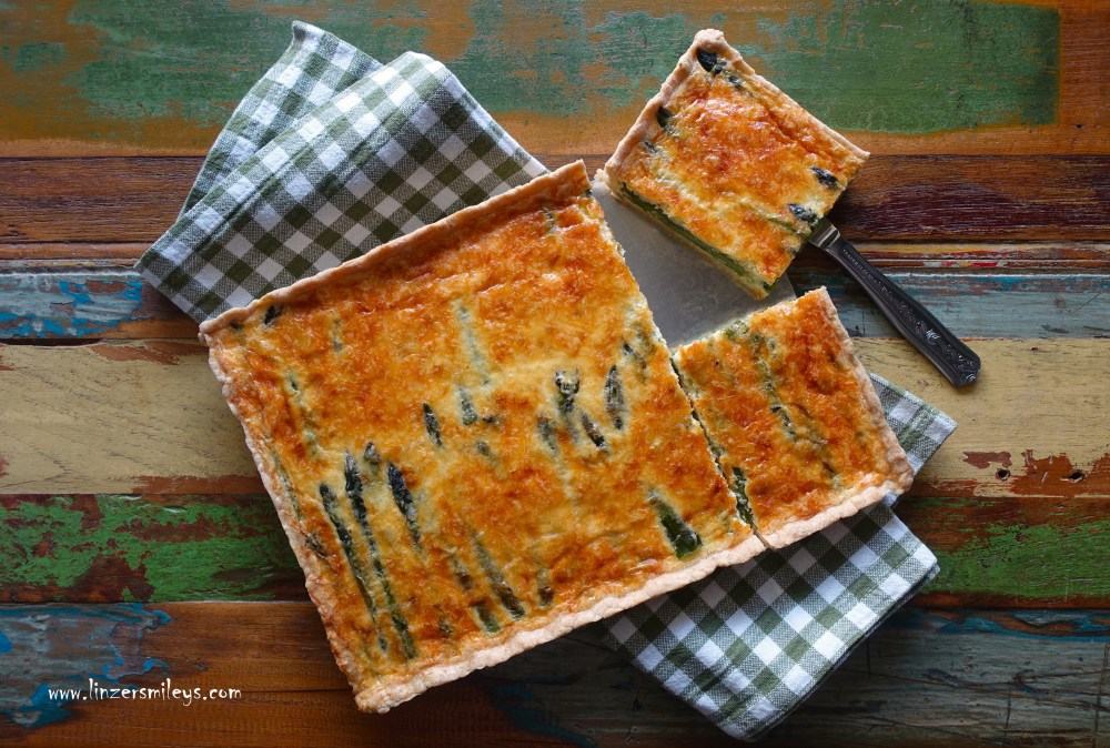 Spargel – Quiche mit Parmesan – linzersmileys